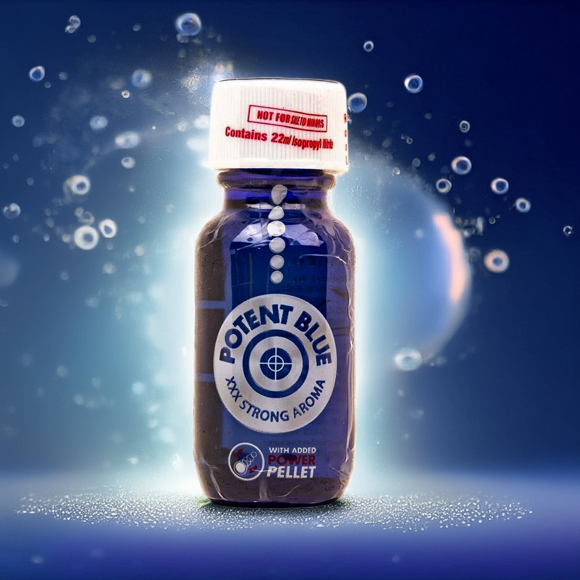 Potent Blue XXX Strong, 22ml – REGULATION Poppers